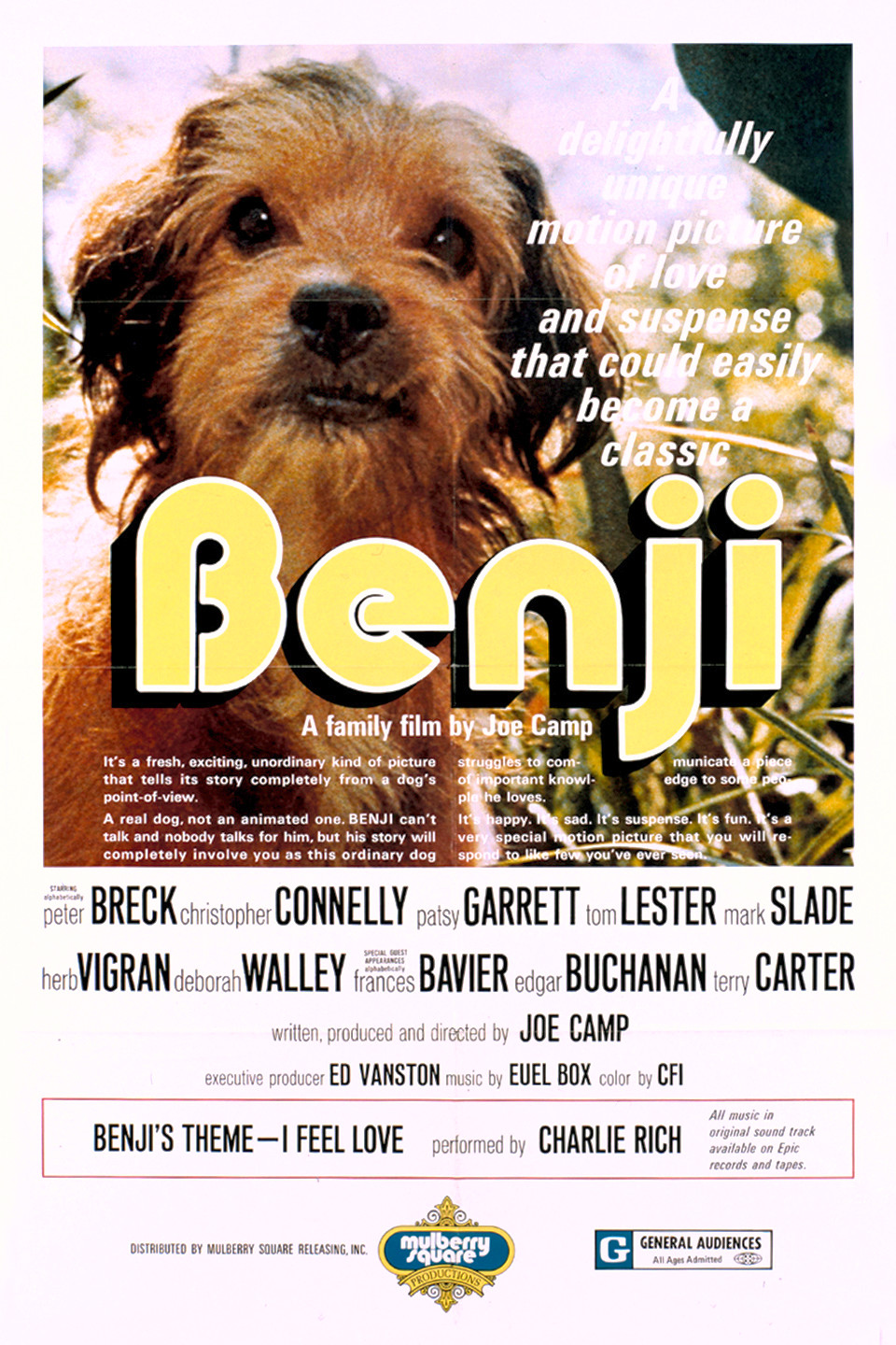 Benji (1974 film) ~ Complete Wiki | Ratings | Photos | Videos | Cast