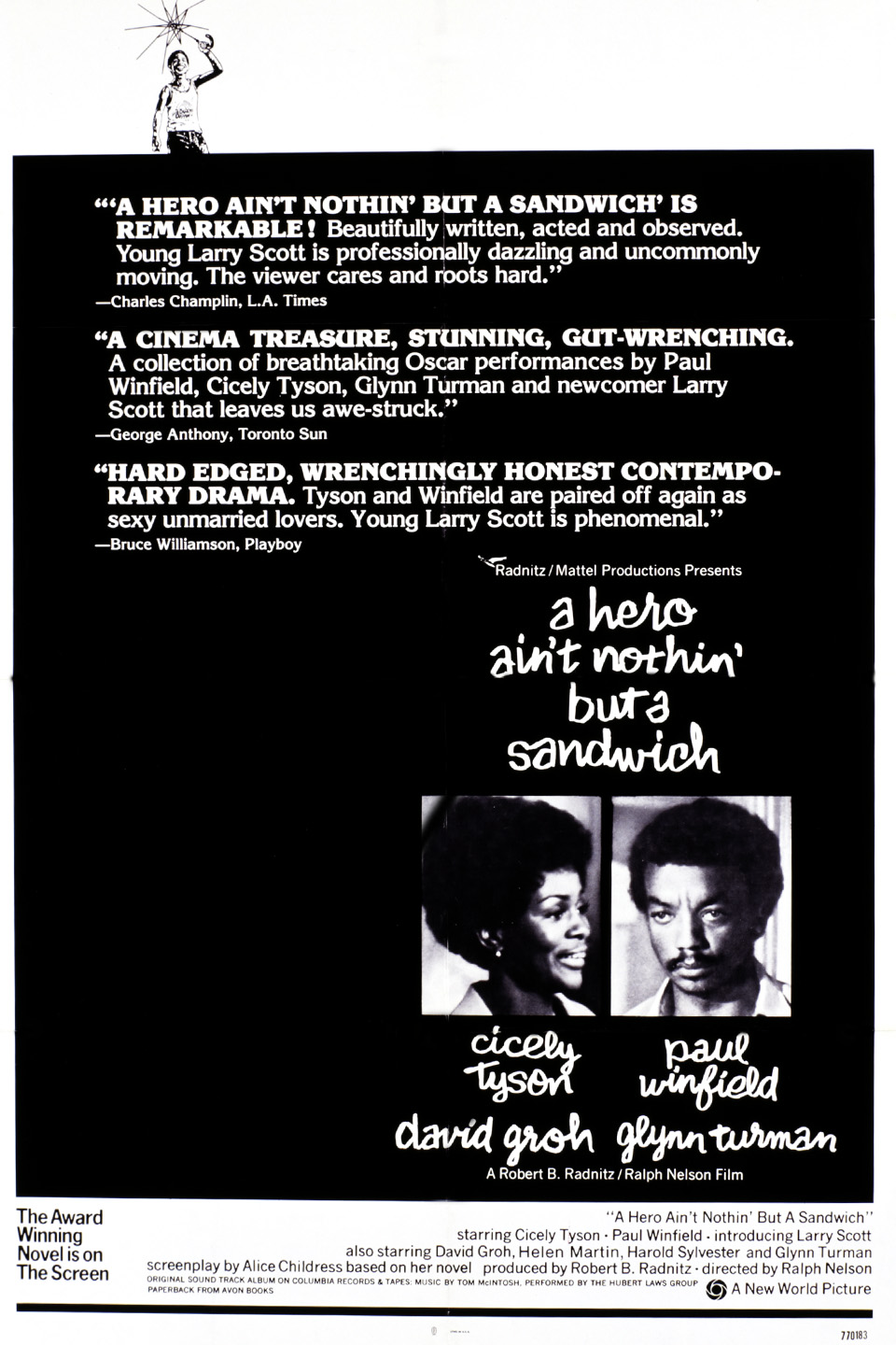 A Hero Ain't Nothin' but a Sandwich (film) - Alchetron, the free social ...