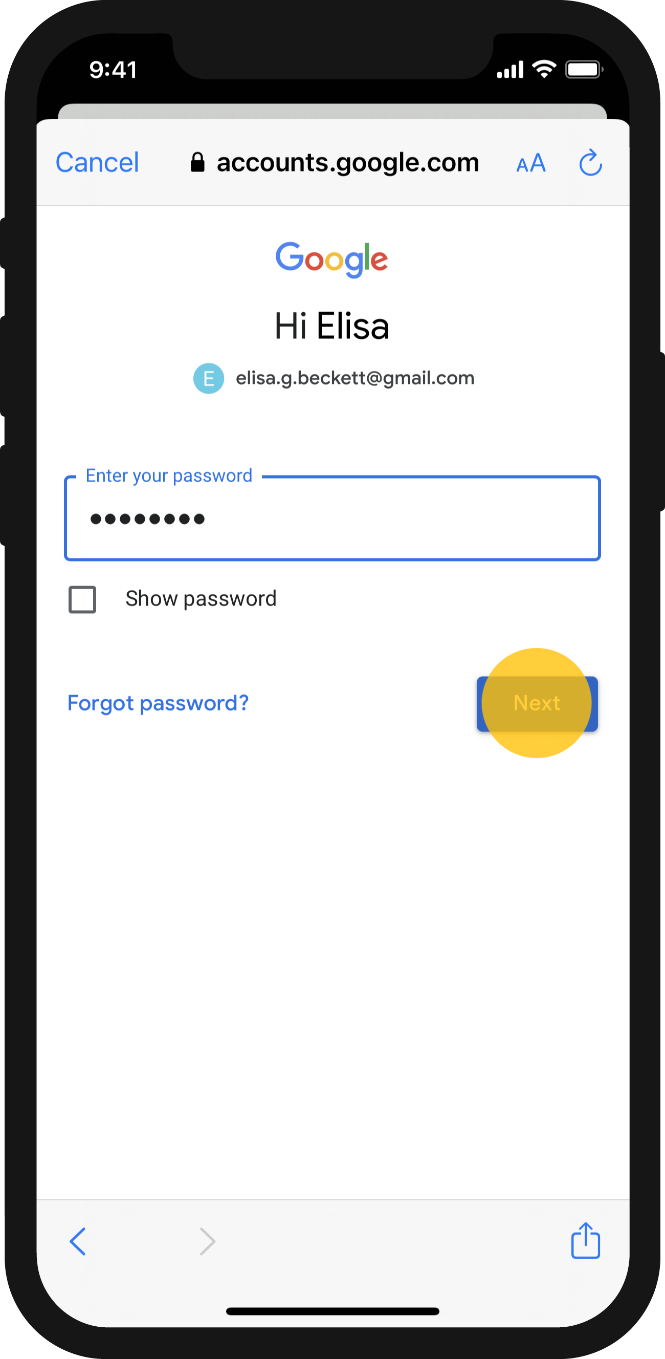 Get started with Google on iPhone® Sign in to your Google Account When ...