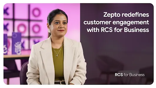 Redefining customer engagement at Zepto with RCS for Business.