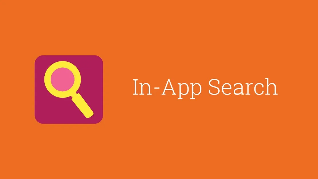 Chapter 2: In-App Search