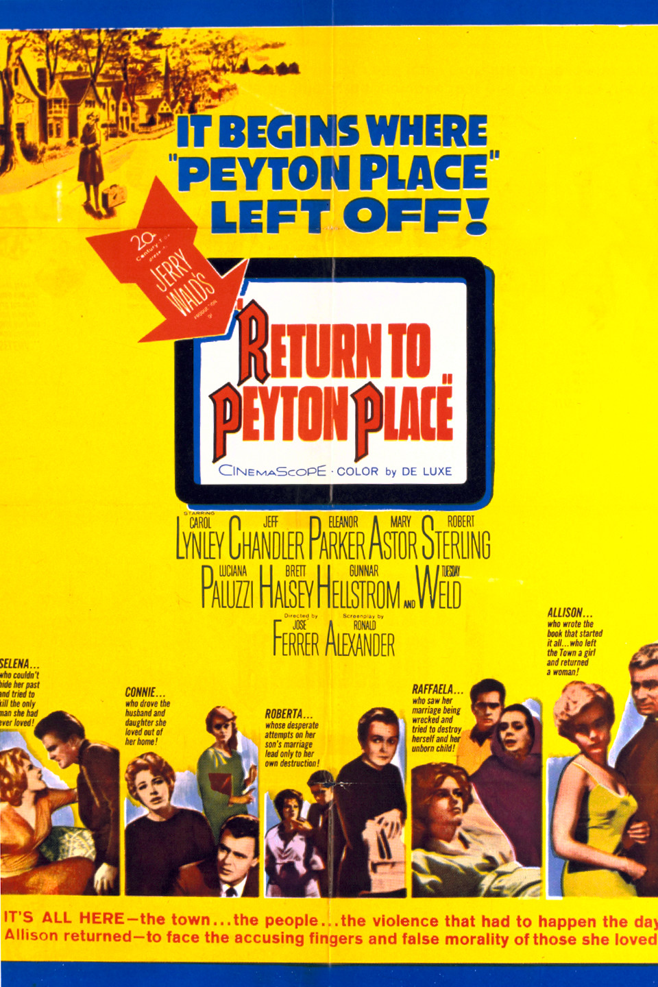 Return to Peyton Place (film) - Alchetron, the free social encyclopedia